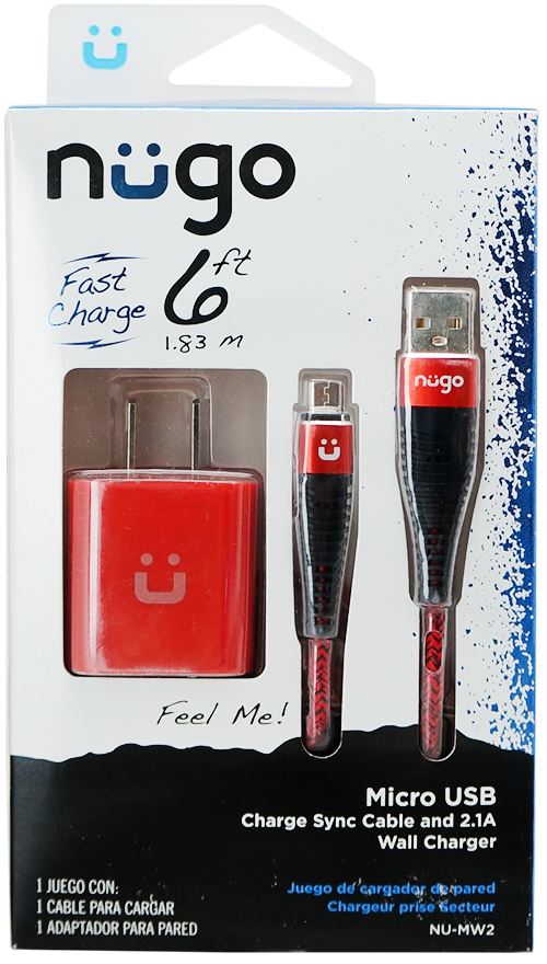 Wall Charger and 6ft Micro USB Cord Charging Kit – admin