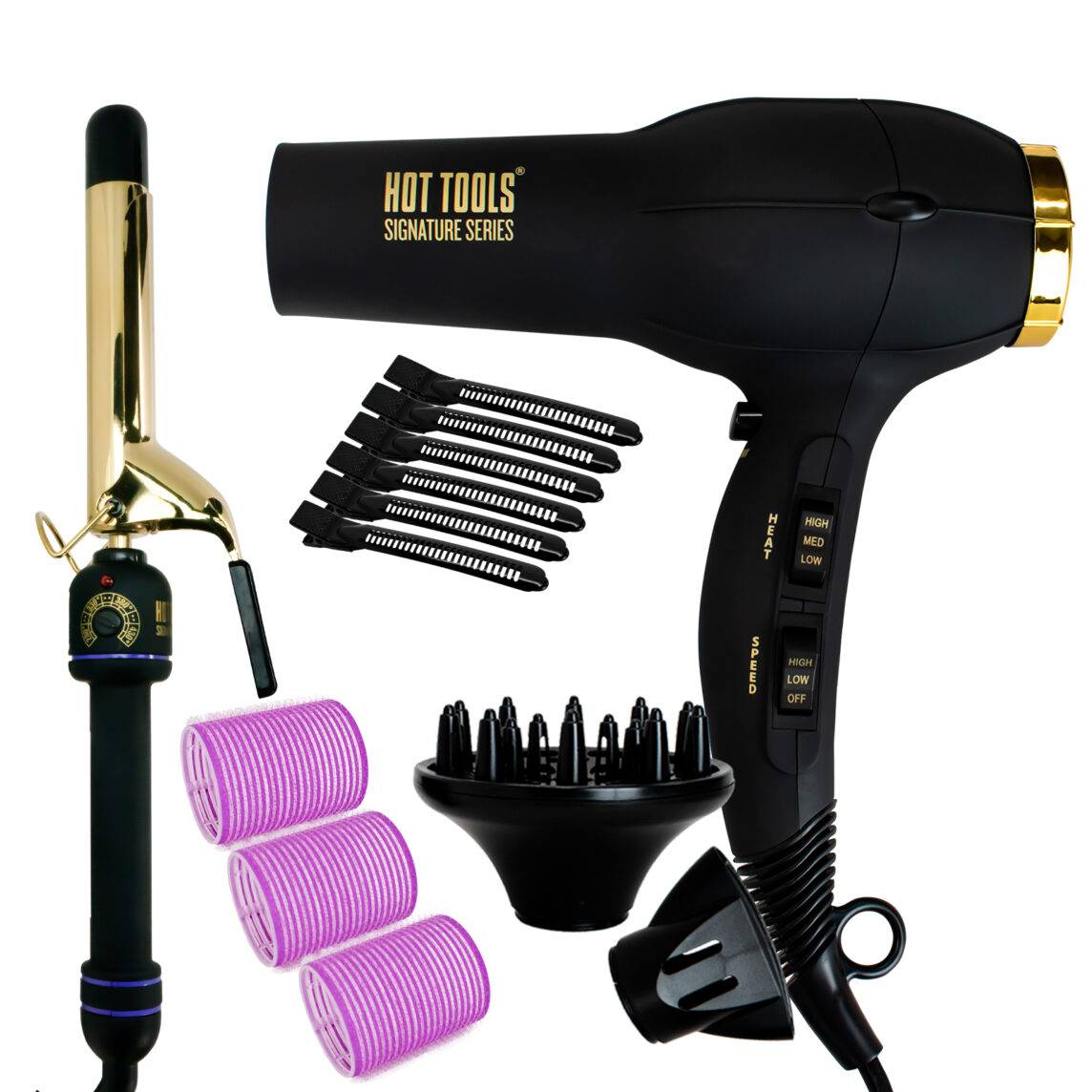 Hot Tools Signature Series 13 Pc. Volume Styling Kit Box Bundle - 361 ...